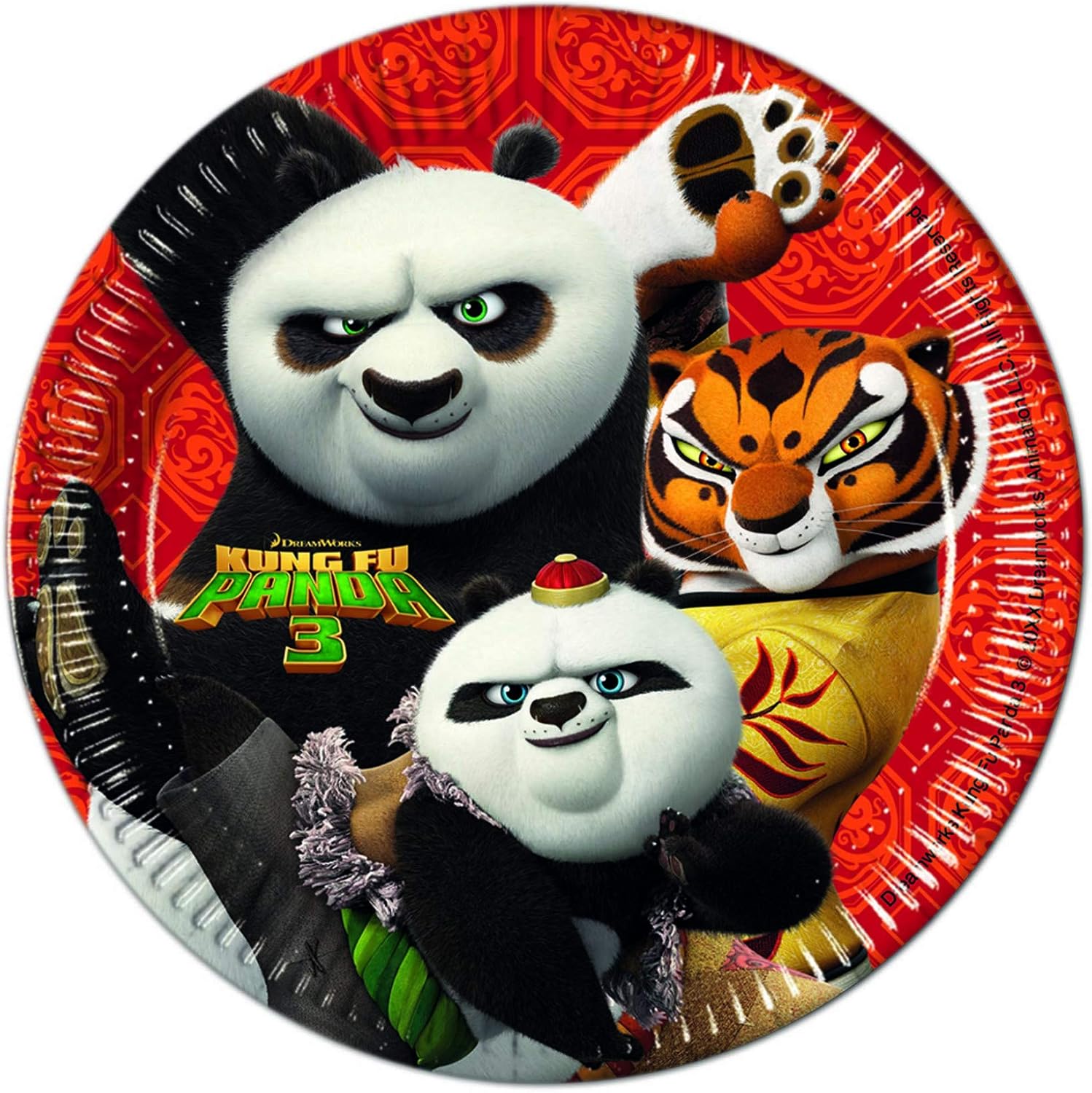Amazon.com: Kung Fu Panda 3 Plates: Toys & Games
