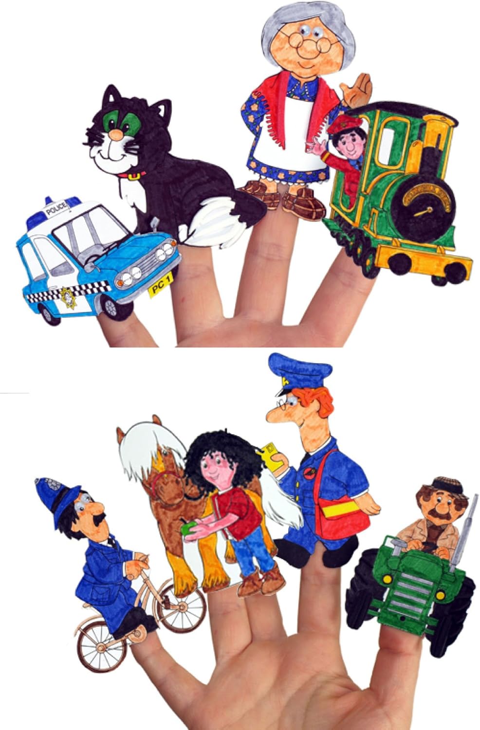 POSTMAN PAT MAKE YOUR OWN FINGER PUPPETS: Amazon.co.uk: Kitchen & Home