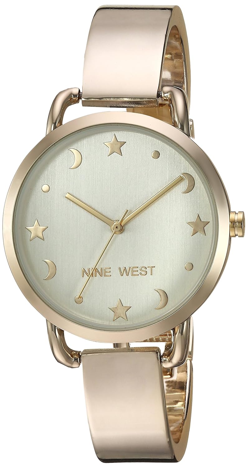 Nine West Reloj de pulsera para mujer, Dorado: Amazon.com.mx: Relojes