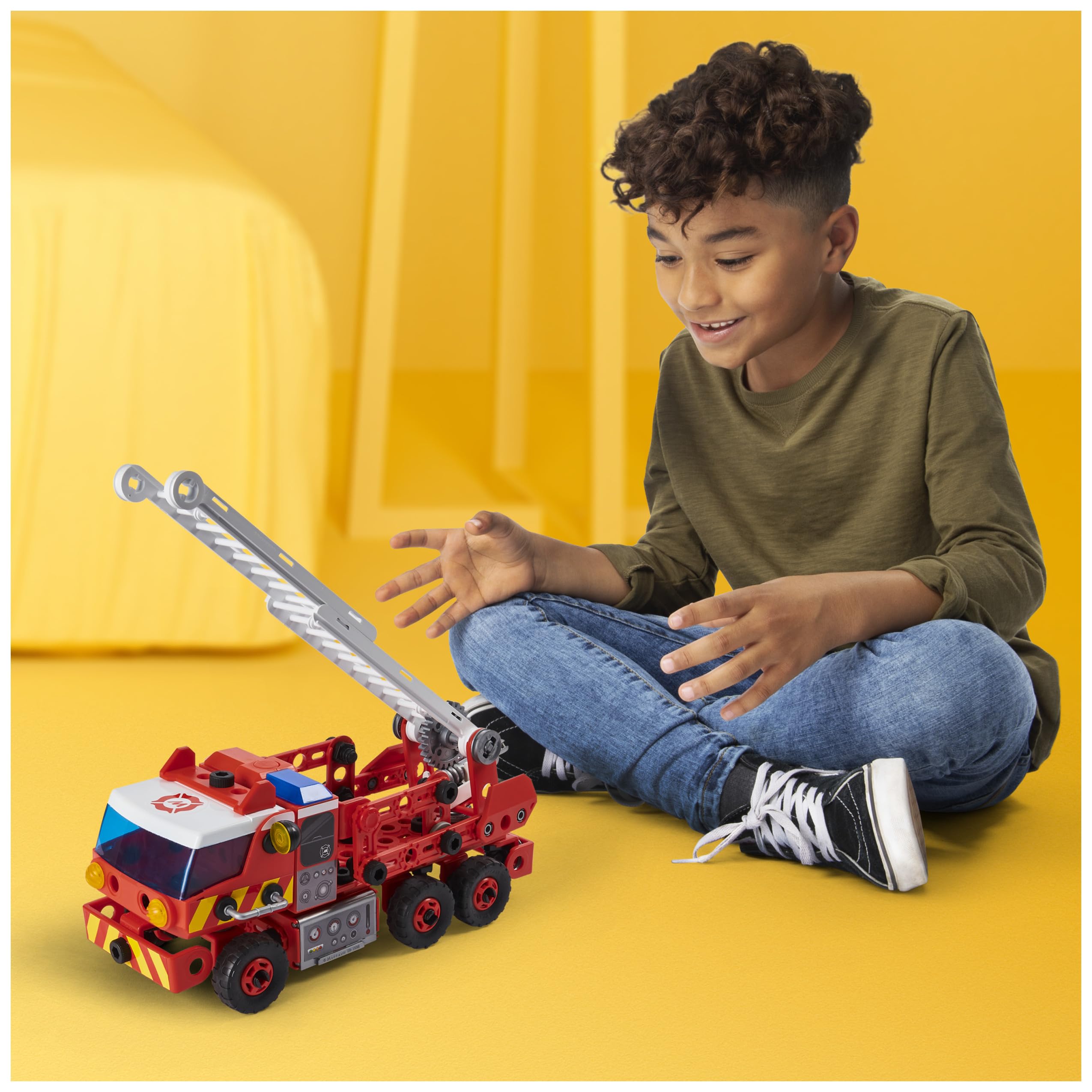 Mua MECCANO Fire Truck Toy Model Car Kit (152 pcs): Battery-Powered ...