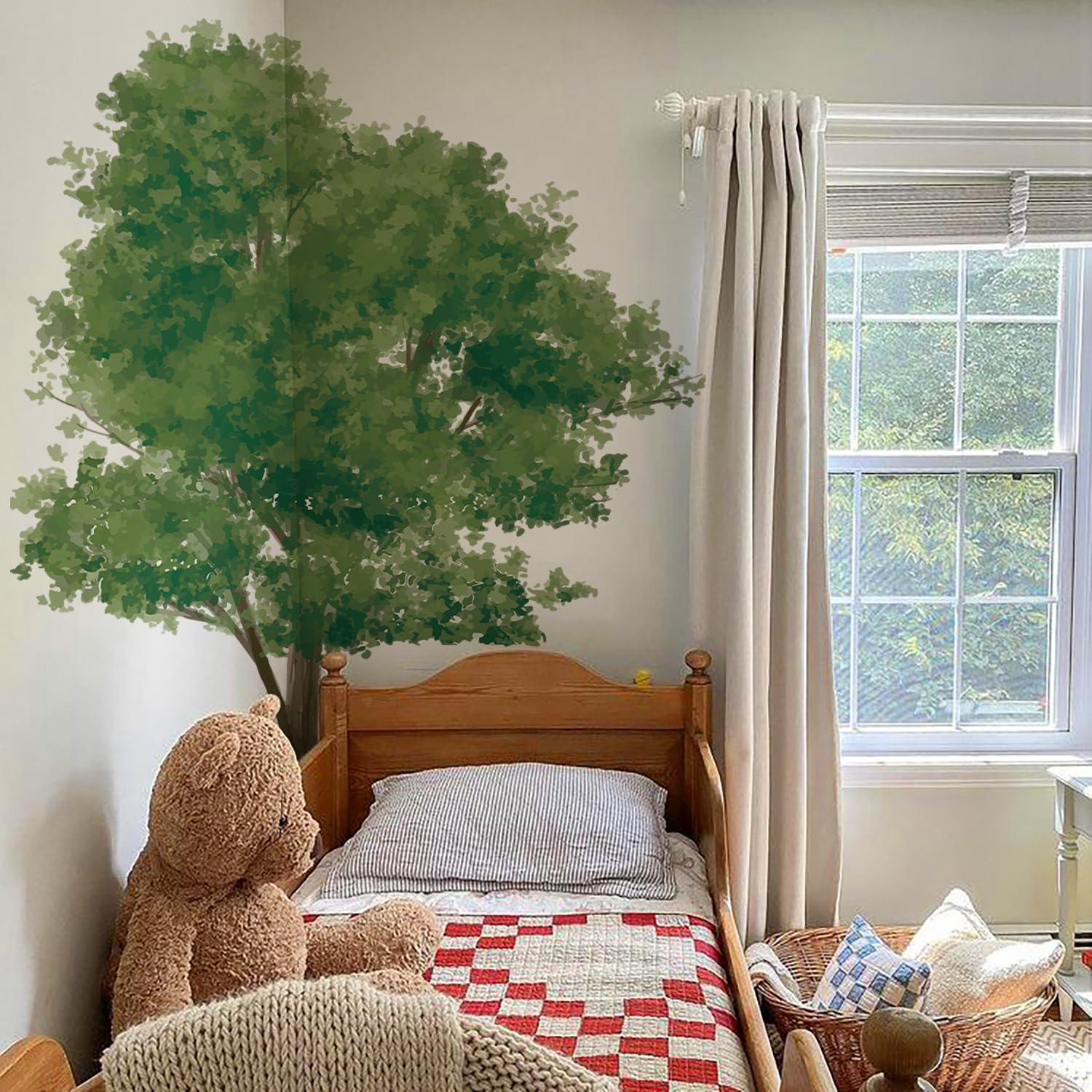 astrkiz Extra Huge Trees Wall Decals Peel and Stick, Self Adhesive PVC ...