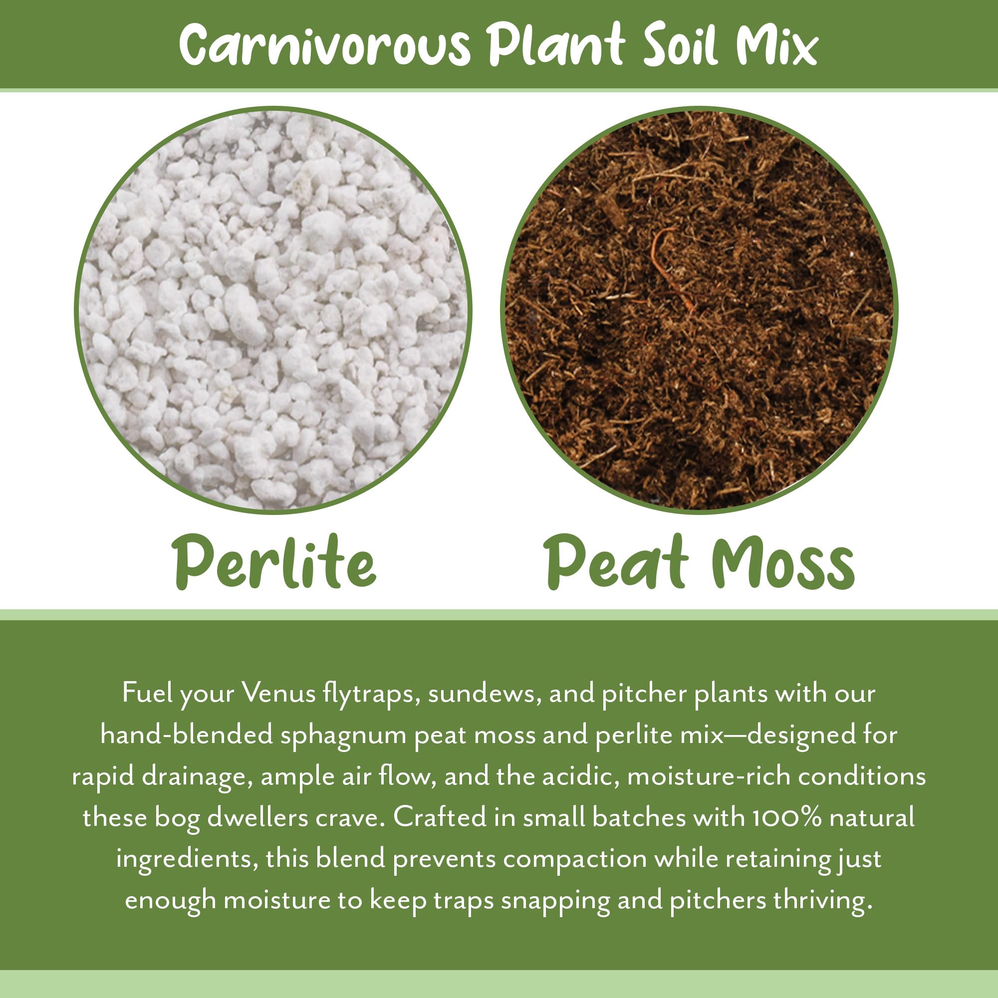 Mua Soil Sunrise Carnivorous Plant Potting Soil Mix (1 Quart) Ideal ...