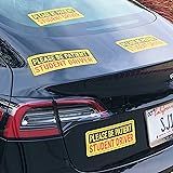 Amazon.com - Stickios Student Driver Stickers (Non-Magnetic ...