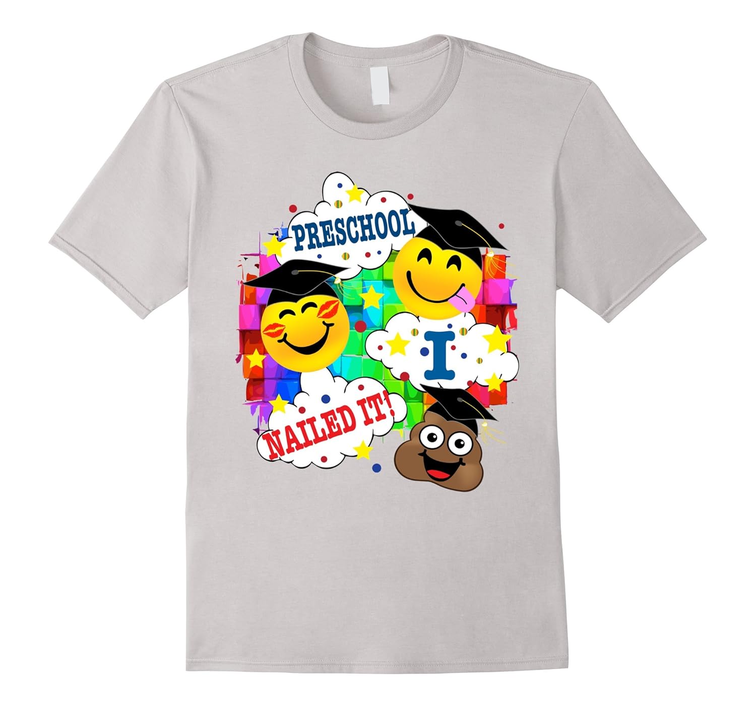 Emoji Fun Cute Preschool Graduation Shirt I Nailed It Pre-K-Vaci – Vaciuk