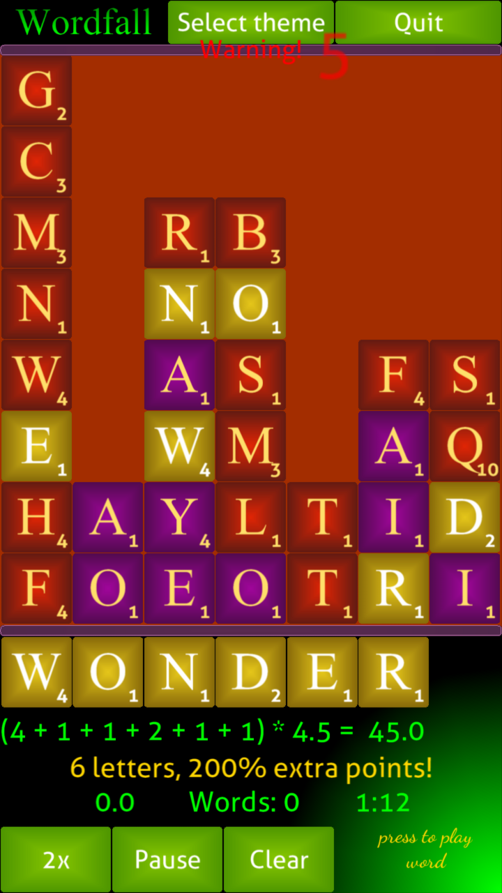 Amazon.com: Wordfall: Appstore for Android