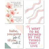 Amazon.com: Pink Preppy Wall Decor Guest Check Canvas Wall Art Positive ...