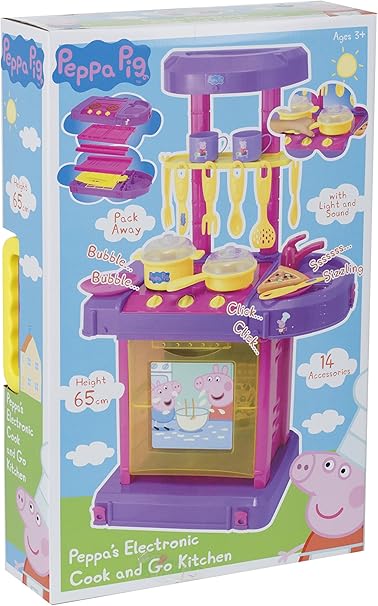 Peppa Pig Cook and Go Kitchen Playset: Amazon.co.uk: Toys & Games