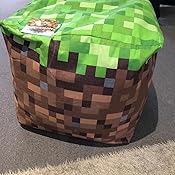 Minecraft Reversible Single Duvet Cover Set, Polyester-Cotton, Blue ...