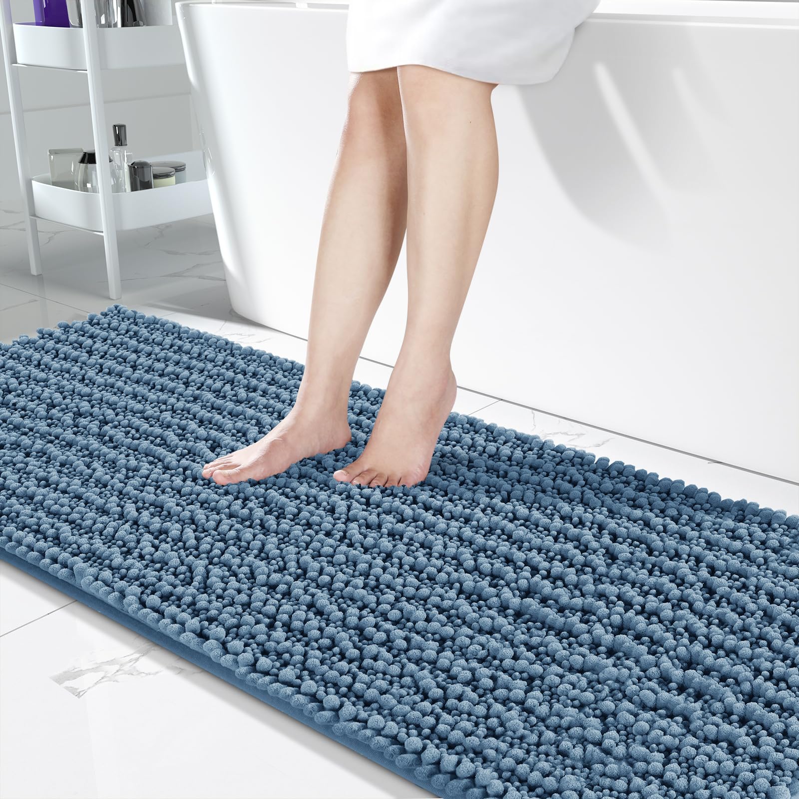 Yimobra Bathroom Runner Rug, 70 x 24, Long Bathroom Rugs Large Bath Mat ...