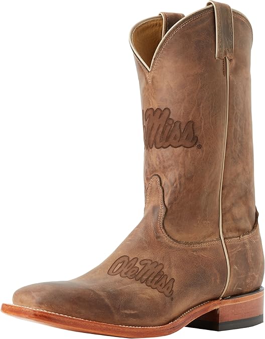 Amazon.com | Nocona Boots Men's Ole Mississippi Boot, Tan Vintage Cow, 15 EE US | Western