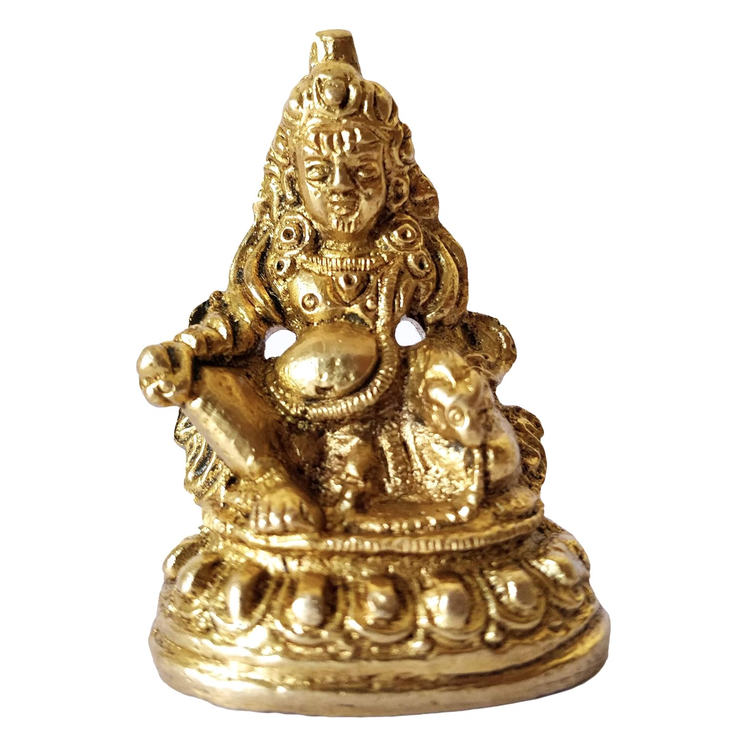 Buy GURUJEE Brass Idol for Puja Room Decoration Shree Dhan Kuber Murti ...