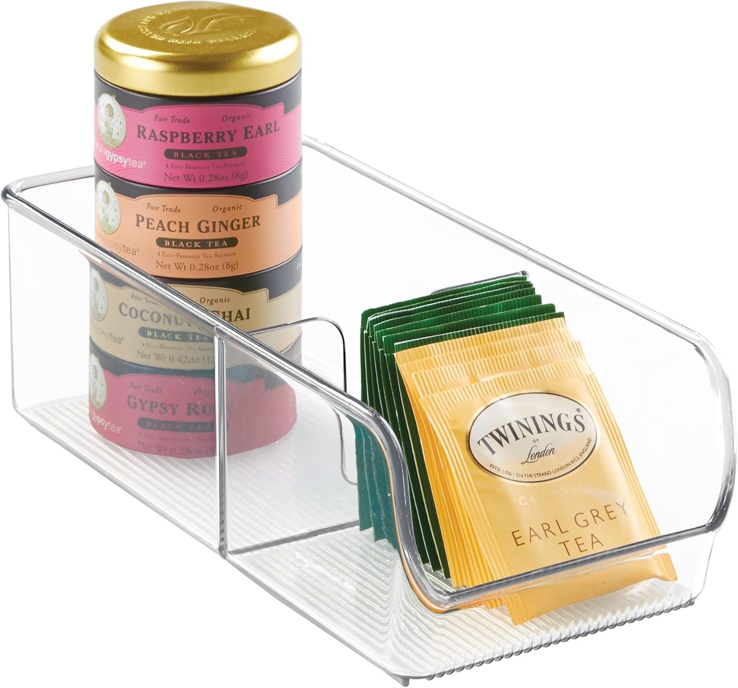 iDesign Linus Spice Packet Organizer Bin for Kitchen Pantry, Cabinet ...