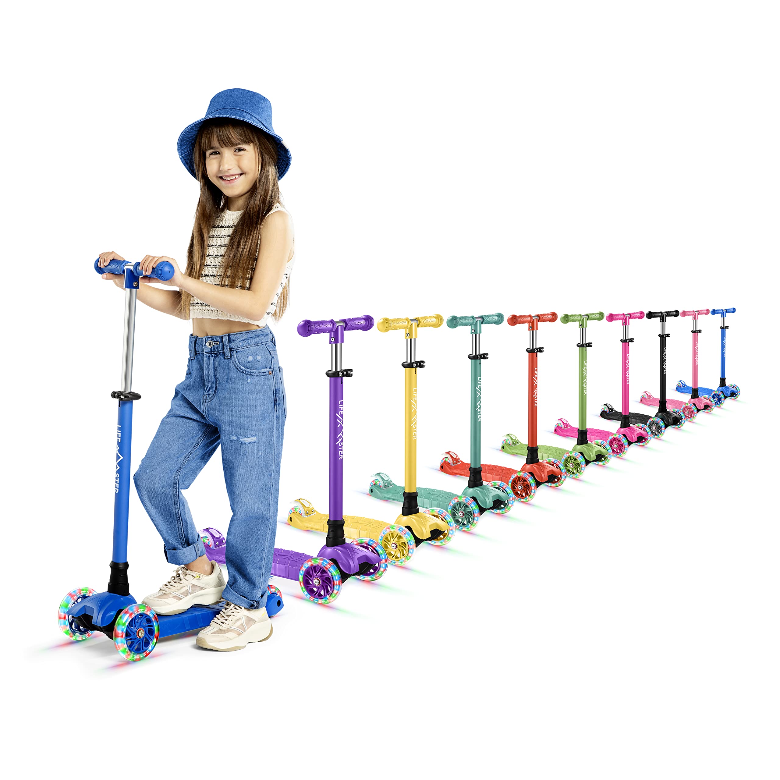 Lifemaster Kids Scooter – Children and Toddler 3 Wheel Kick Scooter ...