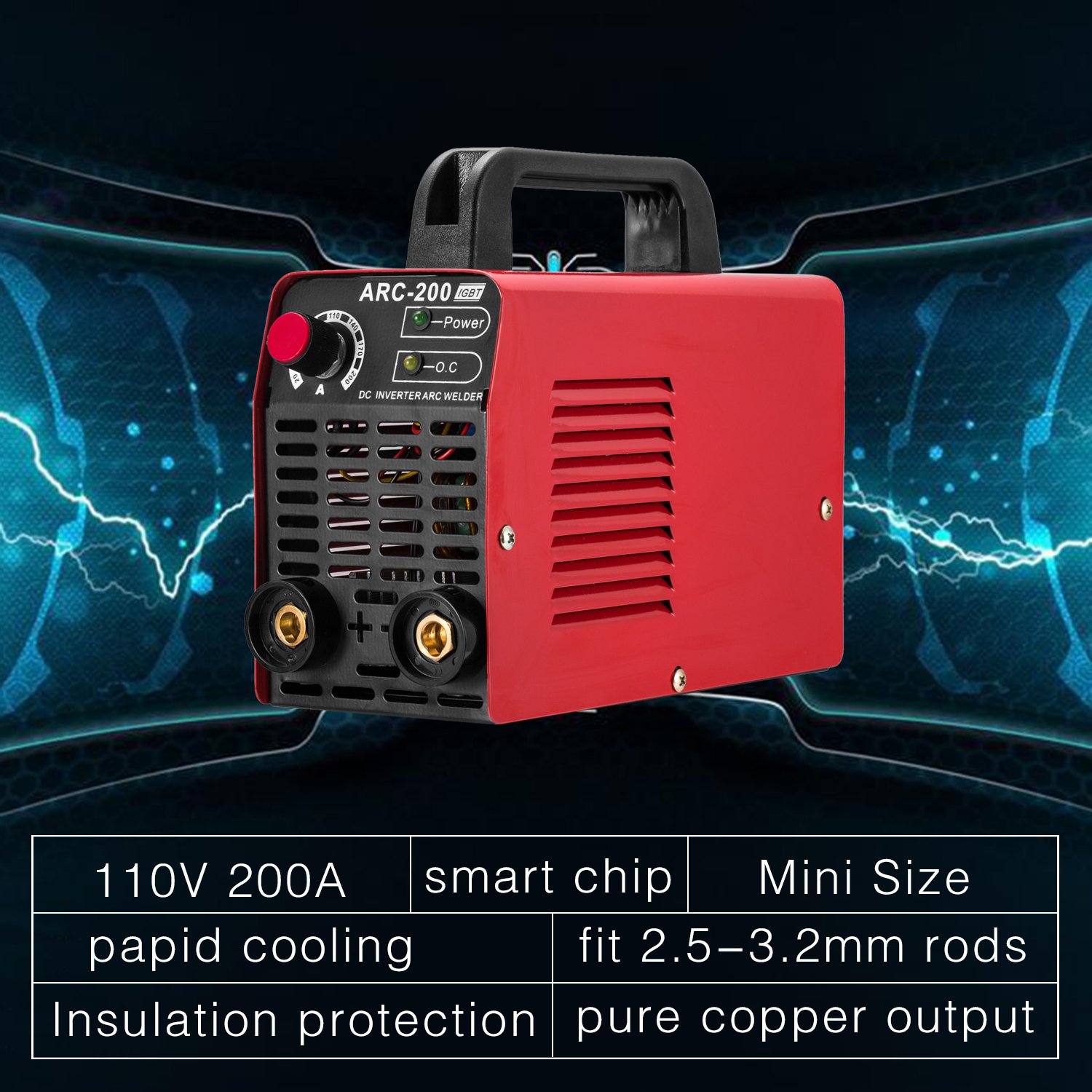 Welder Arc Welder 160Amp Stick MMA Welding Machine IGBT Digital Smart ...