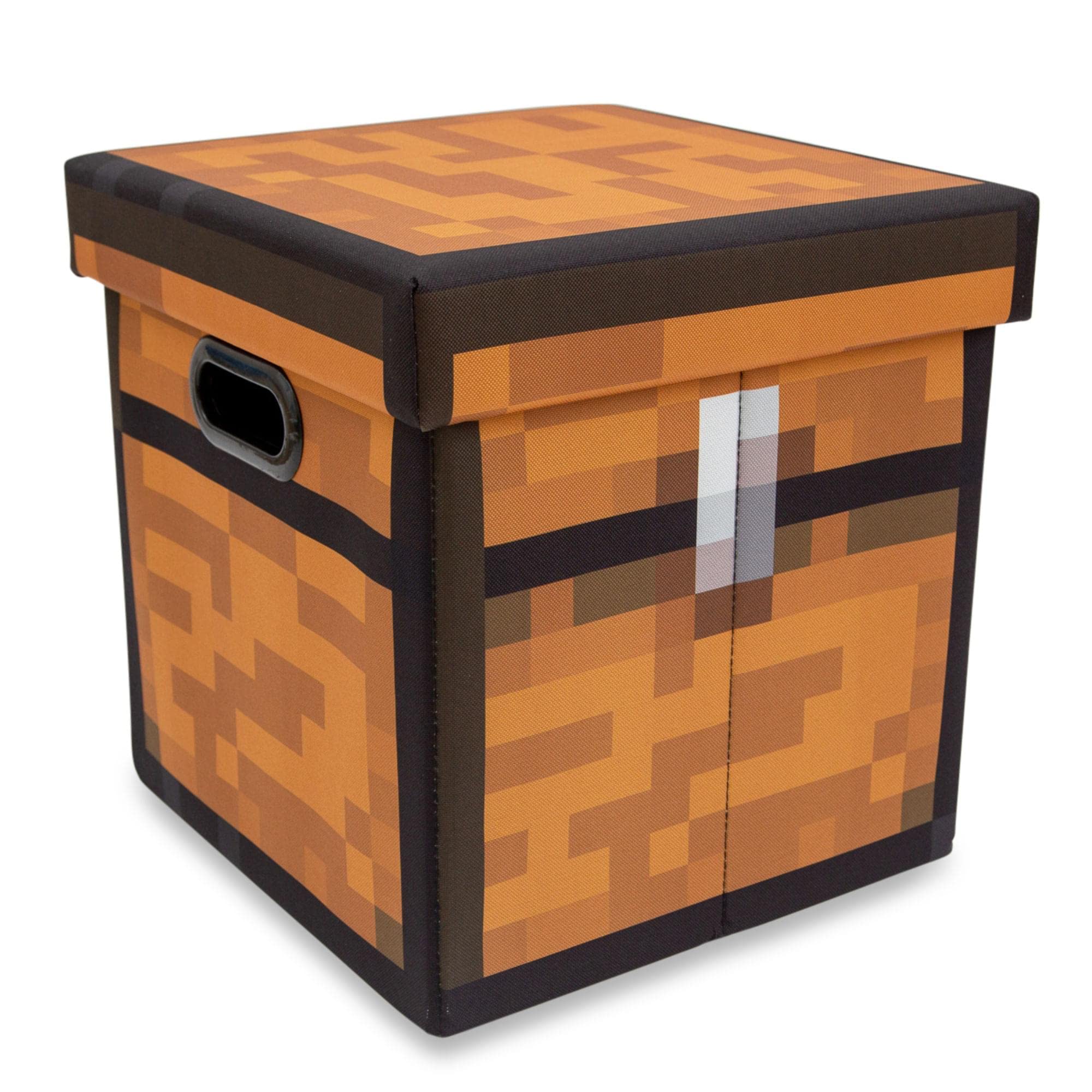 Mua Minecraft Brown Chest Fabric Storage Bin Cube Organizer with Lid ...