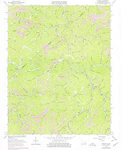 Amazon.com : YellowMaps Hurley VA topo map, 1:24000 Scale, 7.5 X 7.5 ...