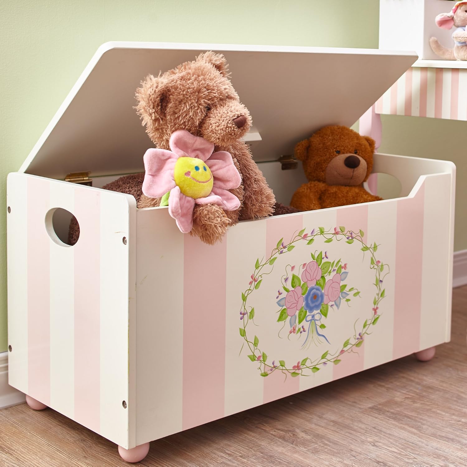 Teamson Bouquet Girls Toy Chest: Amazon.co.uk: Kitchen & Home