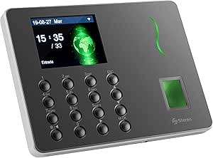 STEREN Reloj checador de Huella Digital con Wi-Fi: Amazon.com.mx ...