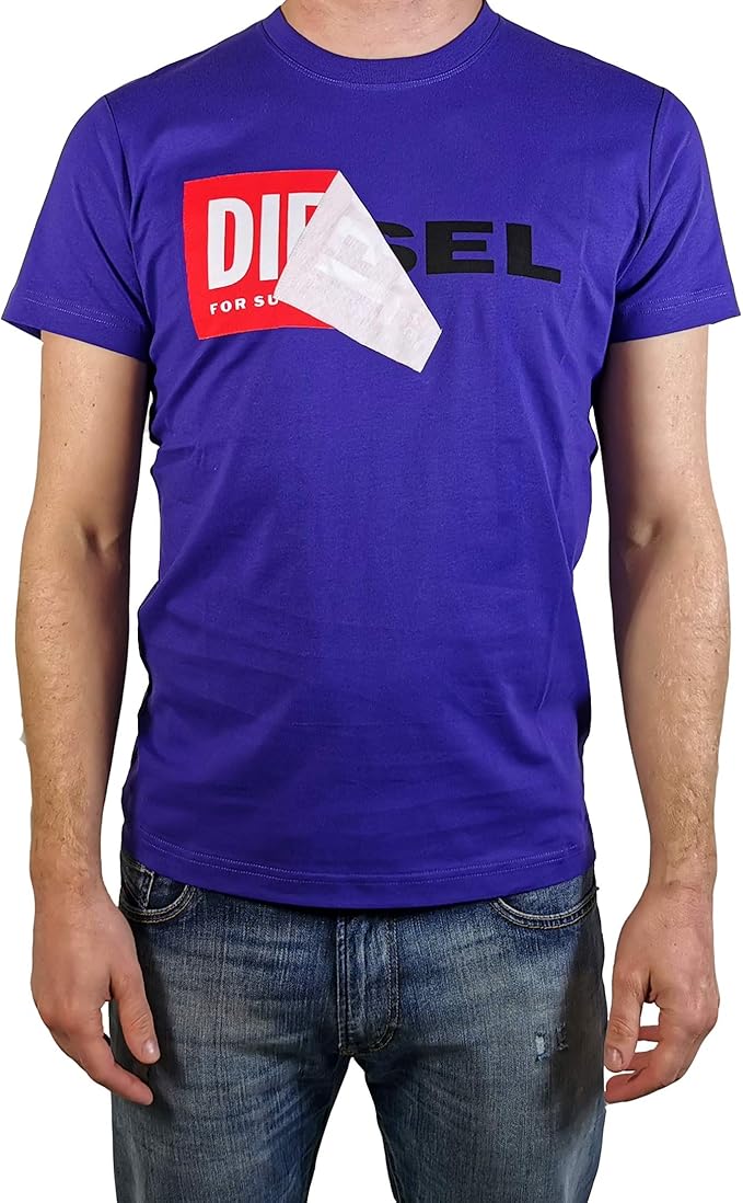 Diesel Mens T-Shirt T-Diego-QA Purple 60P: Amazon.ca: Clothing & Accessories