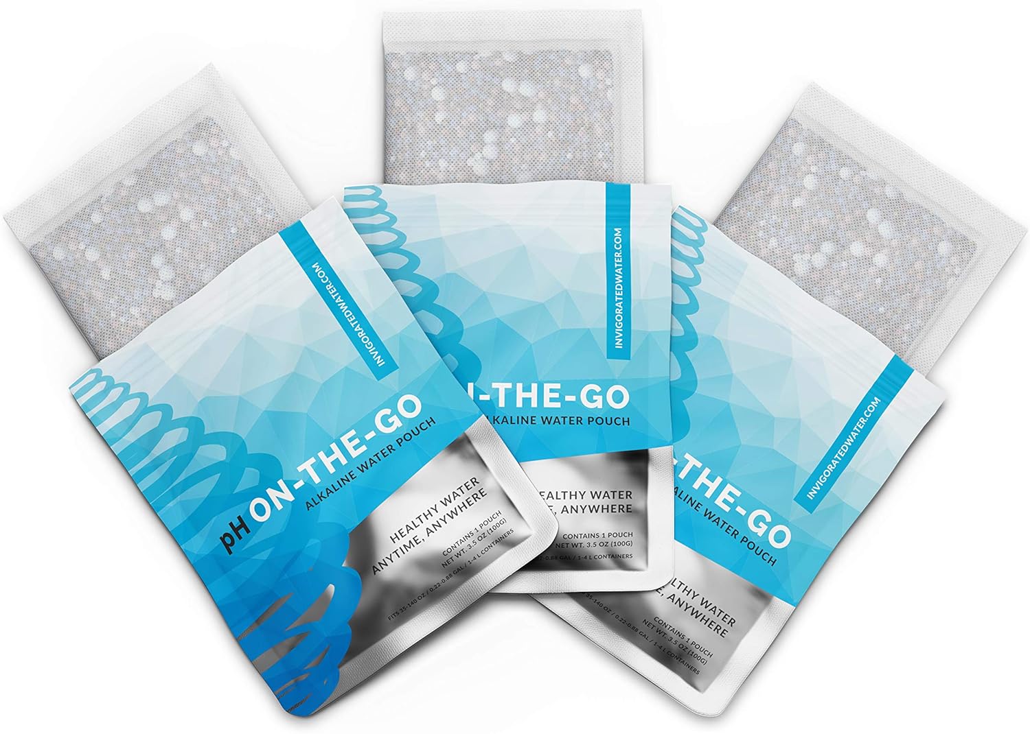 pH ON-The-GO Alkaline Water Filter Pouch- Portable Alkaline Water ...