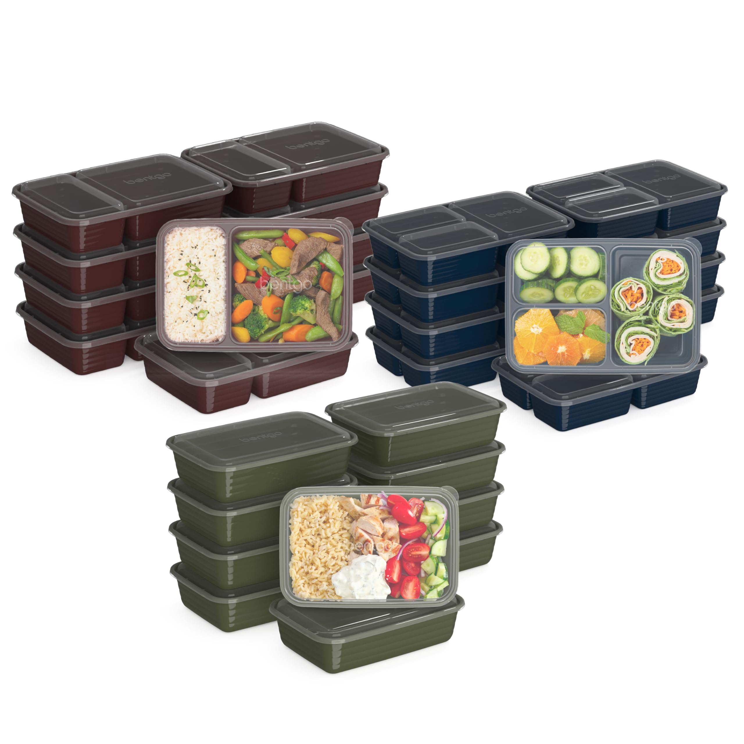 Mua Bentgo Prep 60-Piece Meal Prep Kit - Reusable PFAS & BPA-Free Food Containers, 1-Compartment ...