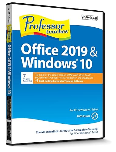 Professor Teaches Office 2019 & Windows 10 - Training Software for ...