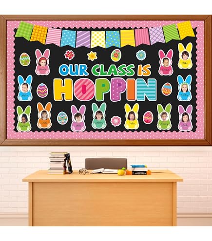 Bunny Cutouts For Bulletin Board Easter Bulletin Board | Children’s ...