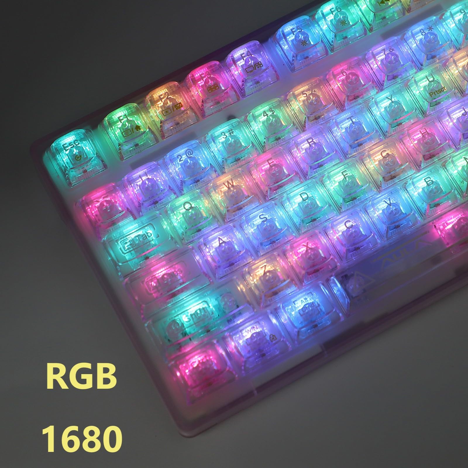 Mua F98pro 95Key Hot-Swappable Mechanical Keyboard with Transparent ...