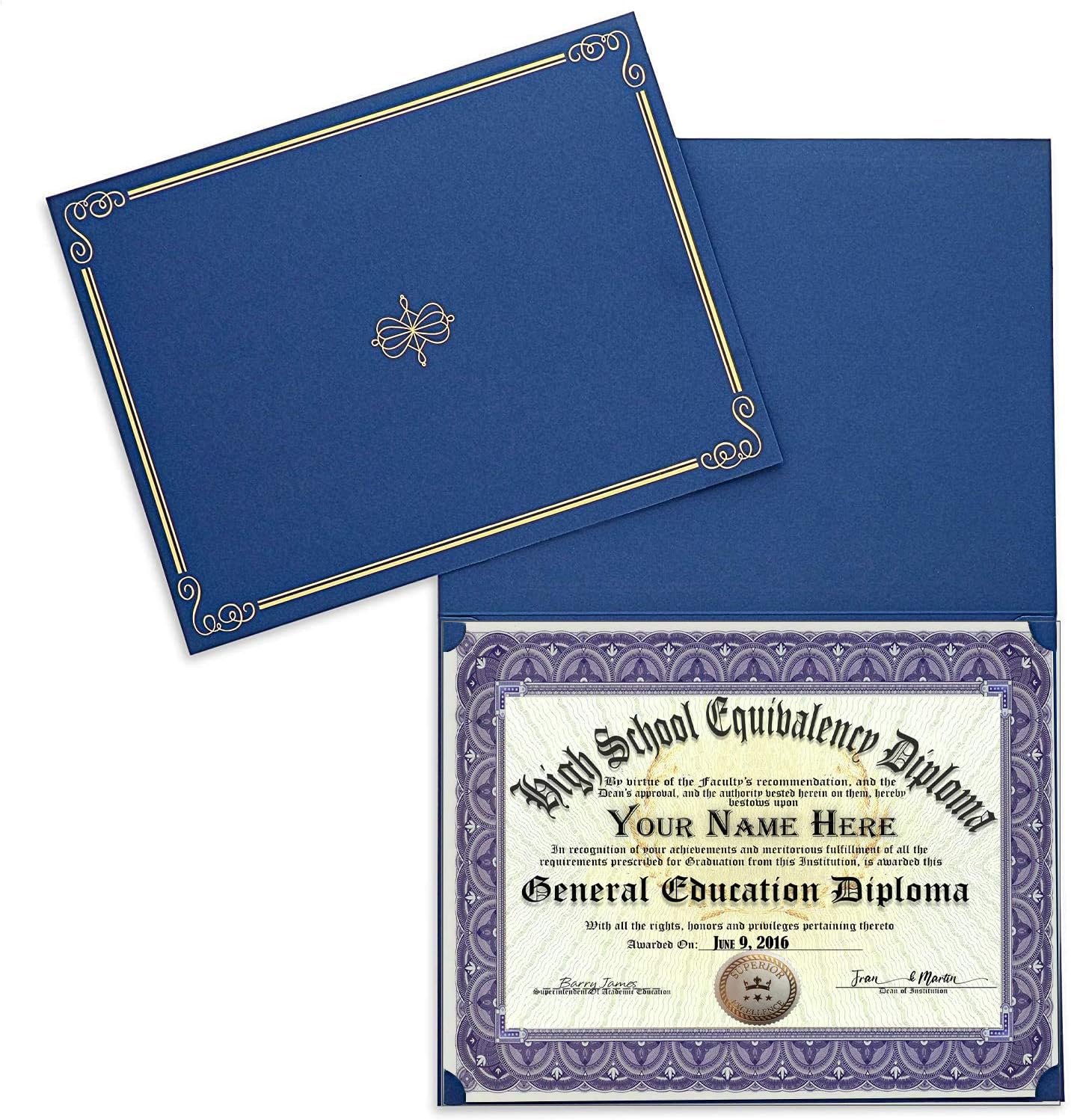 Ged Diploma Personalized Novelty Diplomas Authentic Layouts