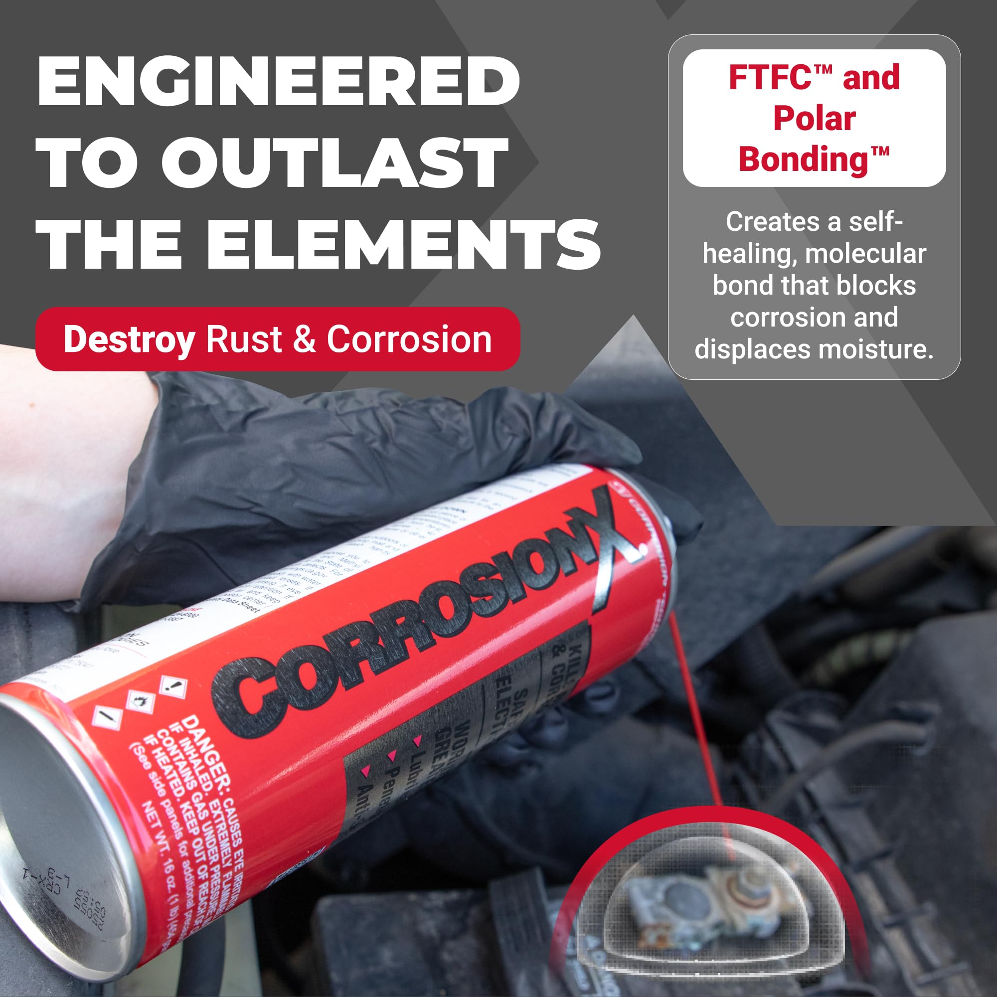 Mua CorrosionX Rust Inhibitor, Industrial-Strength Dielectric Corrosion ...