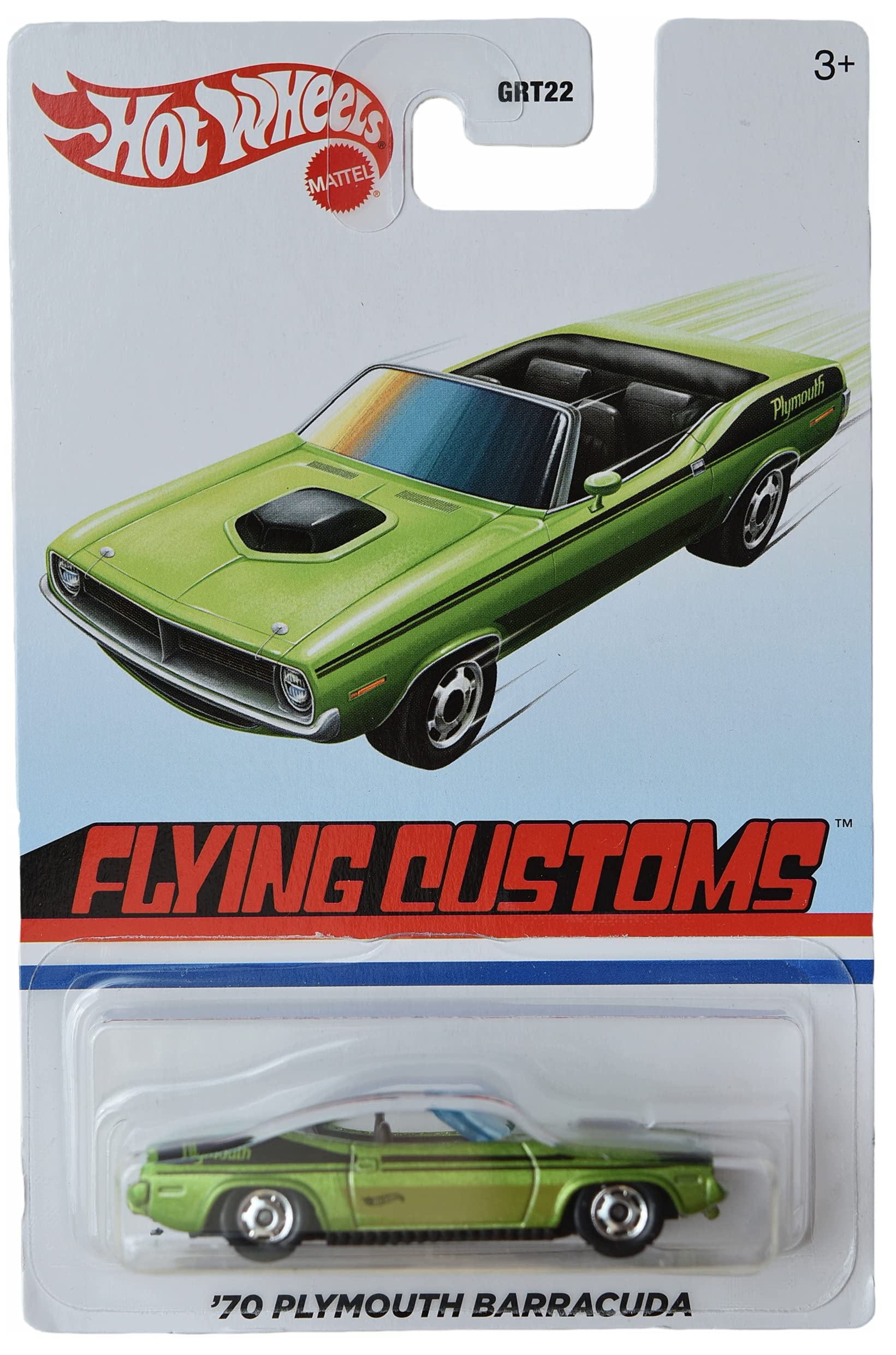 Mua Hot Wheels '70 Plymouth Barracuda, [Green] Flying Customs trên ...