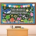 Amazon.com: Justforjoyful 85Pcs Ocean Bulletin Board Set Ocean Sea ...
