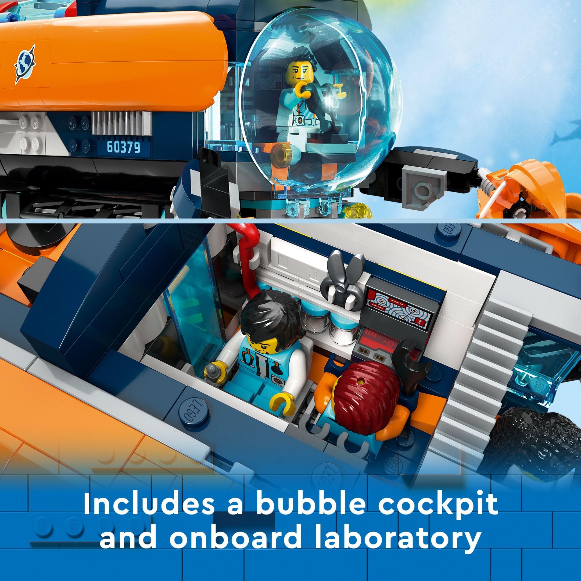Mua LEGO City Deep-Sea Explorer Submarine 60379 Building Toy Set, Ocean ...