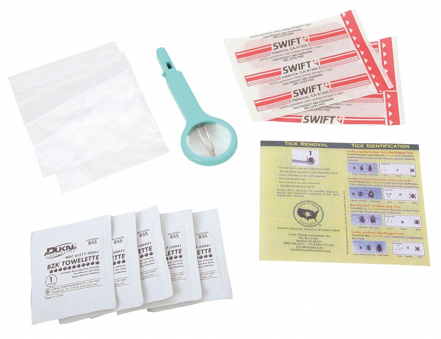 Amazon.com: Tick Removal Kit, 13 Piece, Clear: Industrial & Scientific