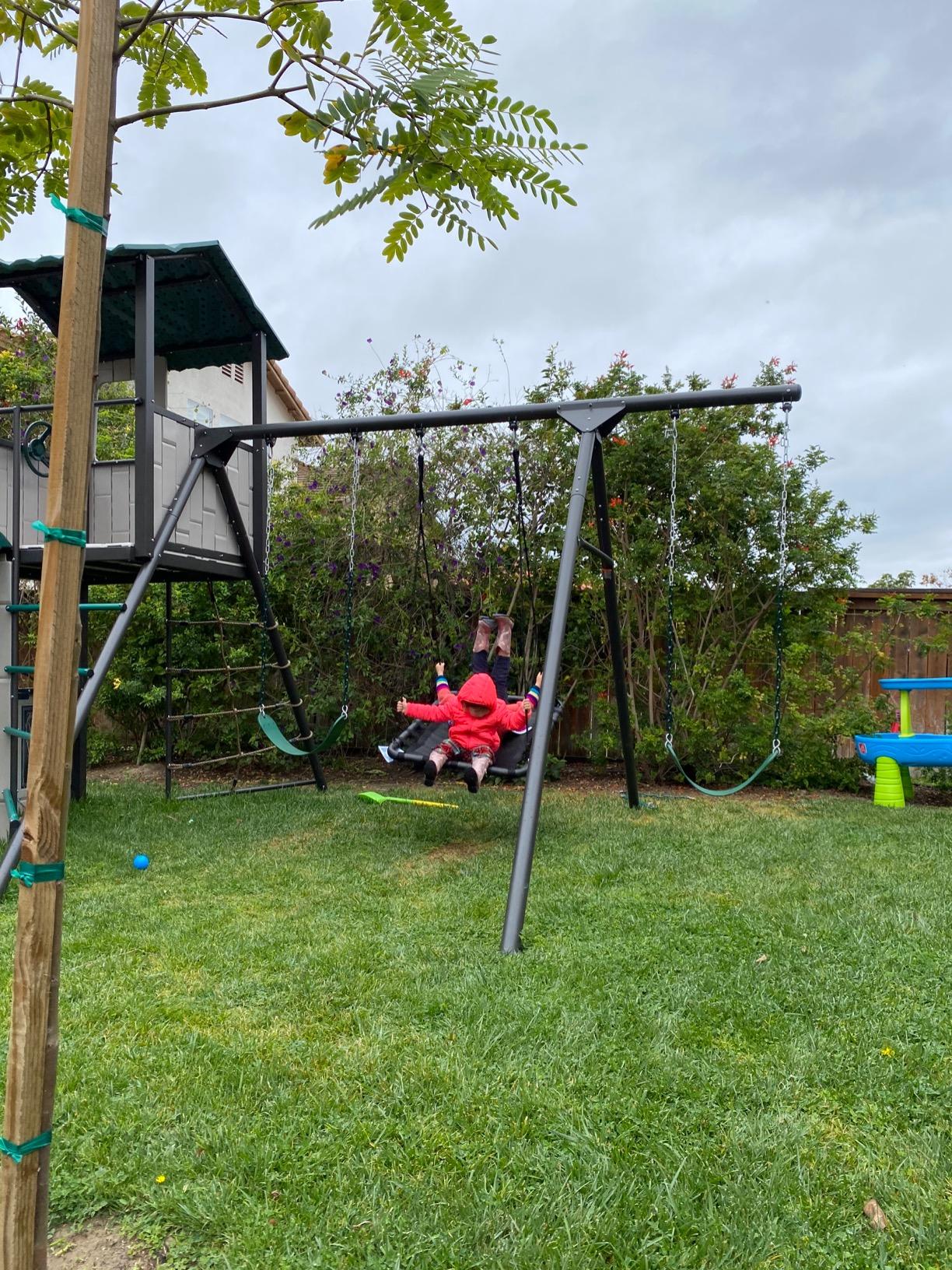 $10/mo - Finance Sorbus Outdoor Platform Swing for Kids - Rectangular ...