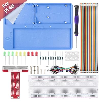 Buy SunFounder Raspberry Pi RAB Holder Breadboard Kit with 830 Points solderless Circuit Board ...
