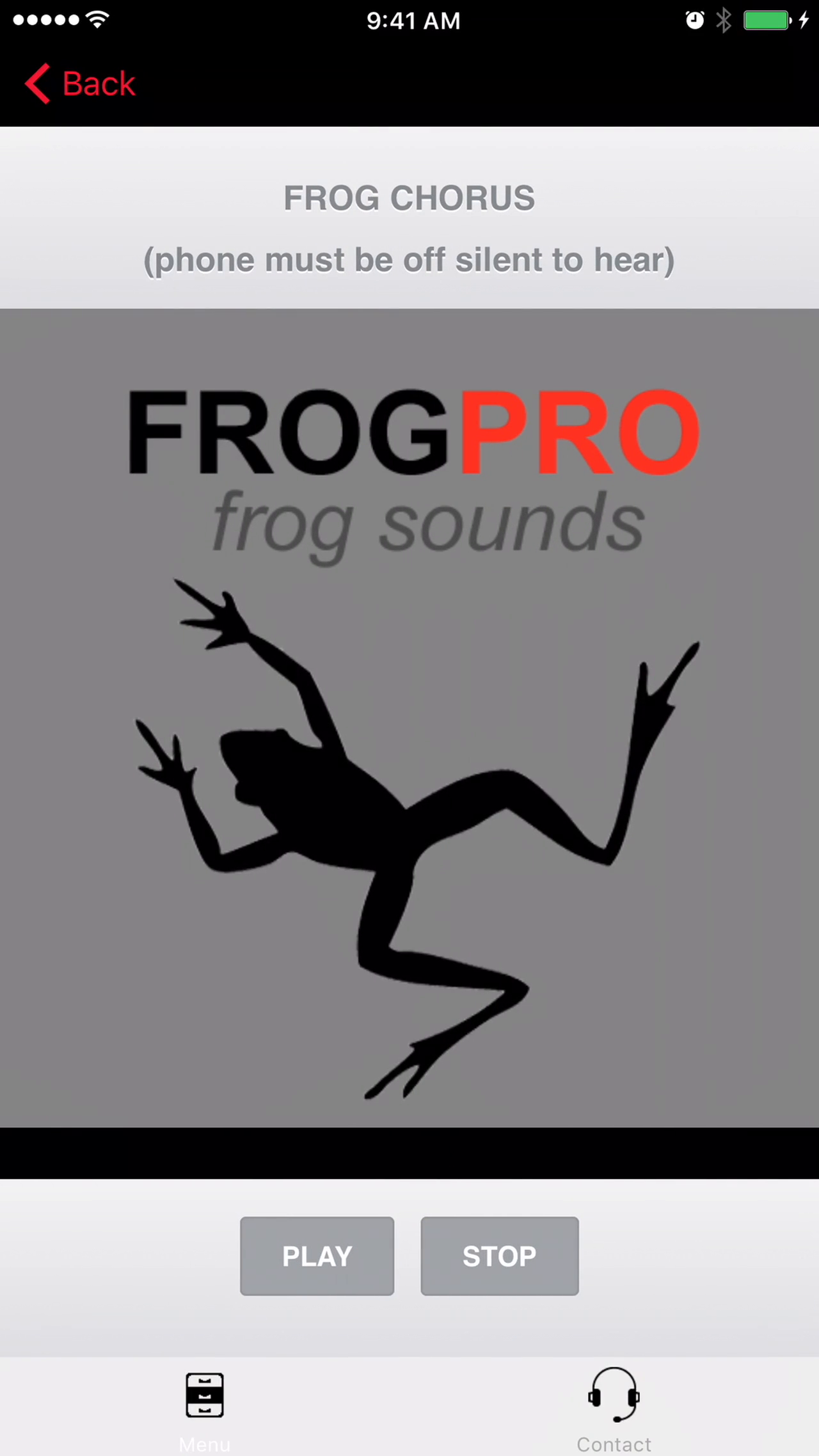 Frog Calls and Frog Sounds - BLUETOOTH COMPATIBLE - App on Amazon Appstore