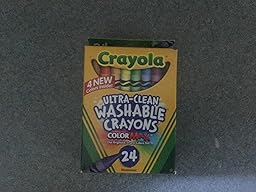 Amazon.com: Crayola Washable Crayons - 24 Crayons: Toys & Games
