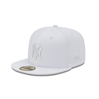 MLB New York Yankees White & Gray Fitted Cap Nepal | Ubuy