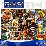 Amazon.com: Megabrands Saturday Evening Post 1000 Piece Puzzle Set - 4 ...