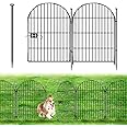 Amazon.com : ADAVIN Garden Fence Animal Barrier with Gate 32 in(H)×18 Ft(L) 8 Panels,Rustproof ...