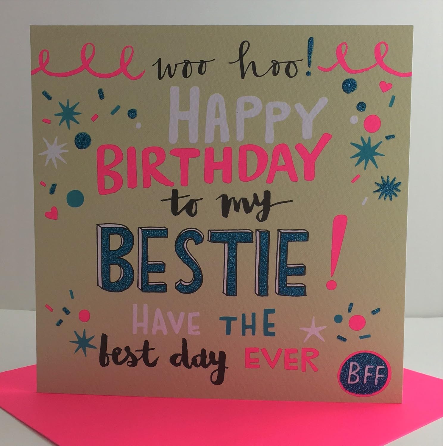 Bff Birthday Cards Card Design Template