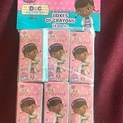 Amazon.com: Doc McStuffins Party Favor Boxed Crayons - 12 Packs: Toys ...