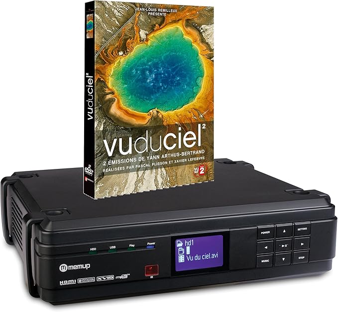Memup Media Disk MX series Disque dur Multimédia 500 Go + 1h50 vu du ...