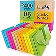 Homolley Small Sticky Notes - 3 X 3 Sticky Notes for All - 6 Colors, 24 ...