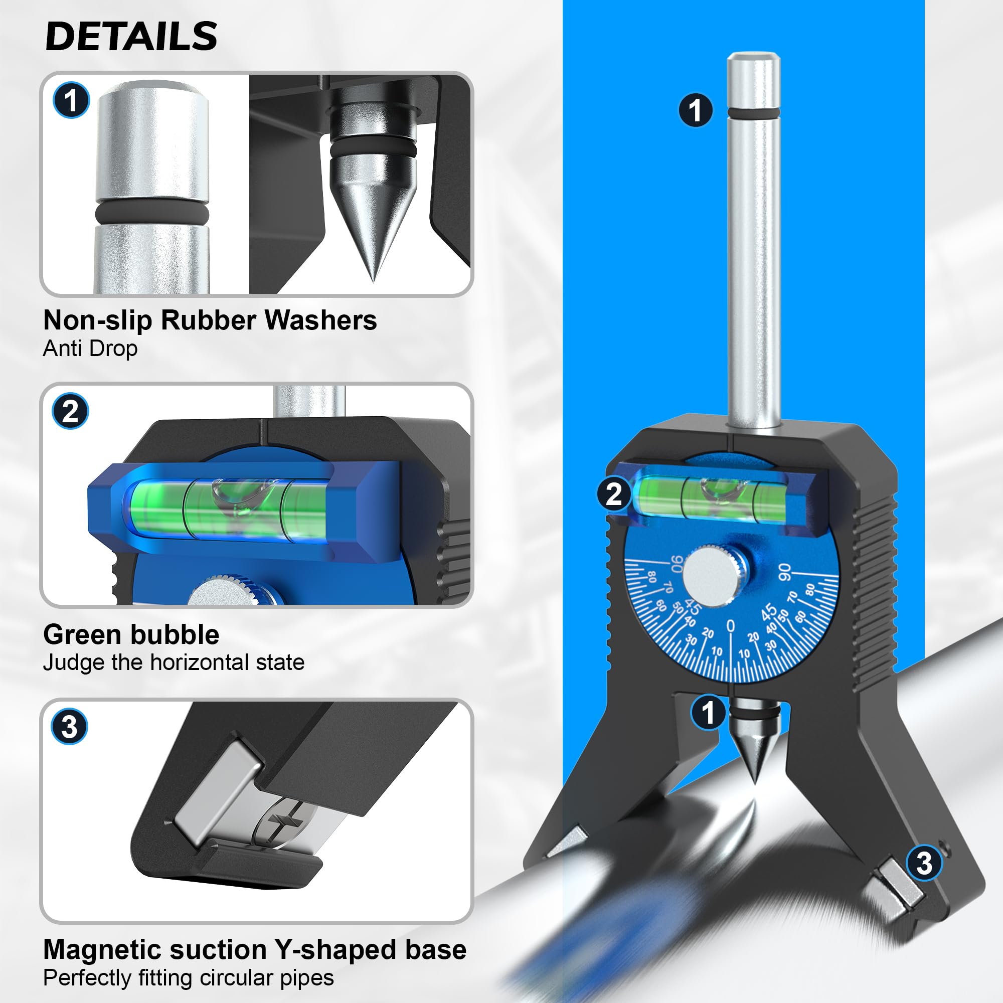Mua Pipe Center Finder, Pipe Marking Center Tool, Locate and Mark the ...