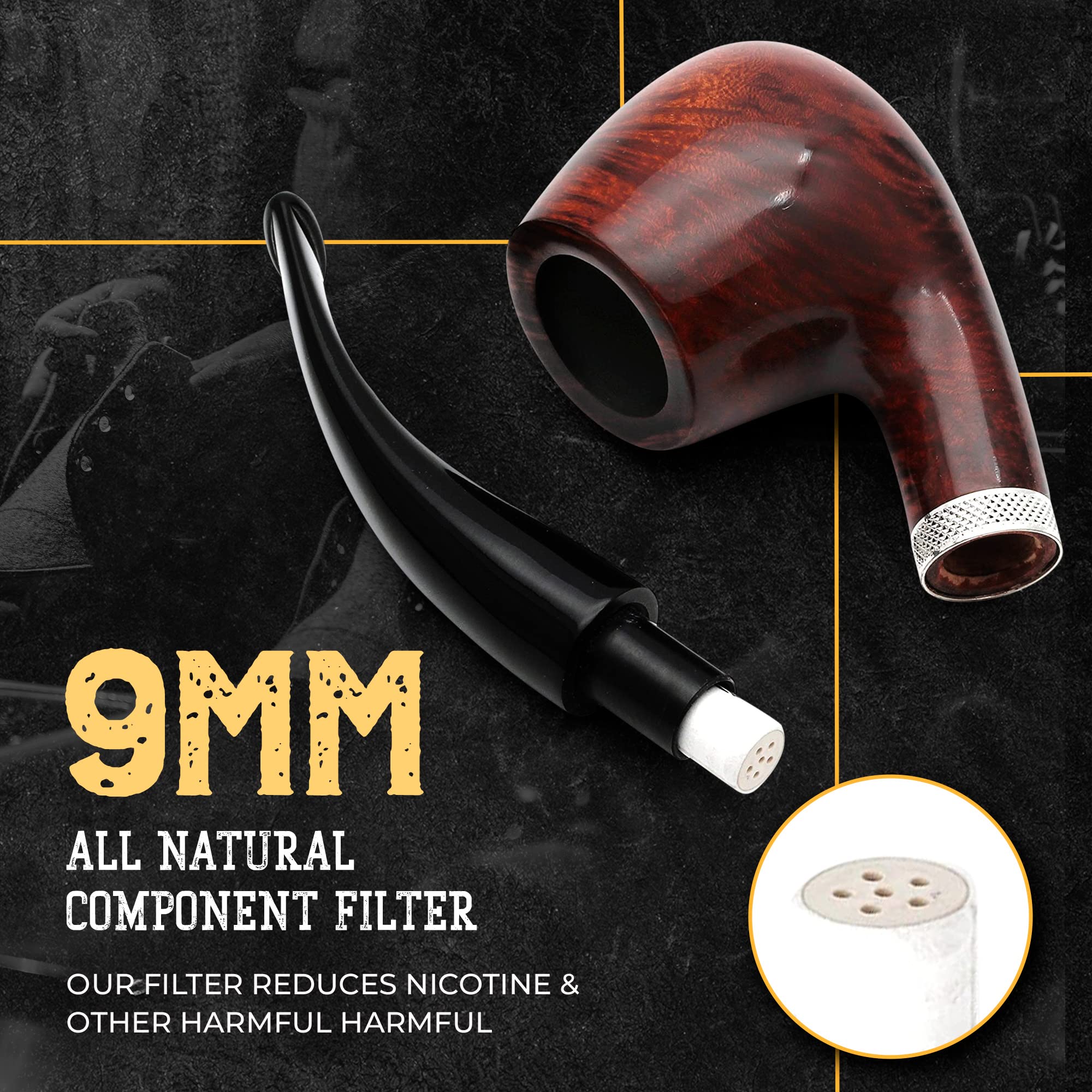 Mr. Brog Full Bent Pipe - Model No: 82 Consul Pecan - Mediterranean ...
