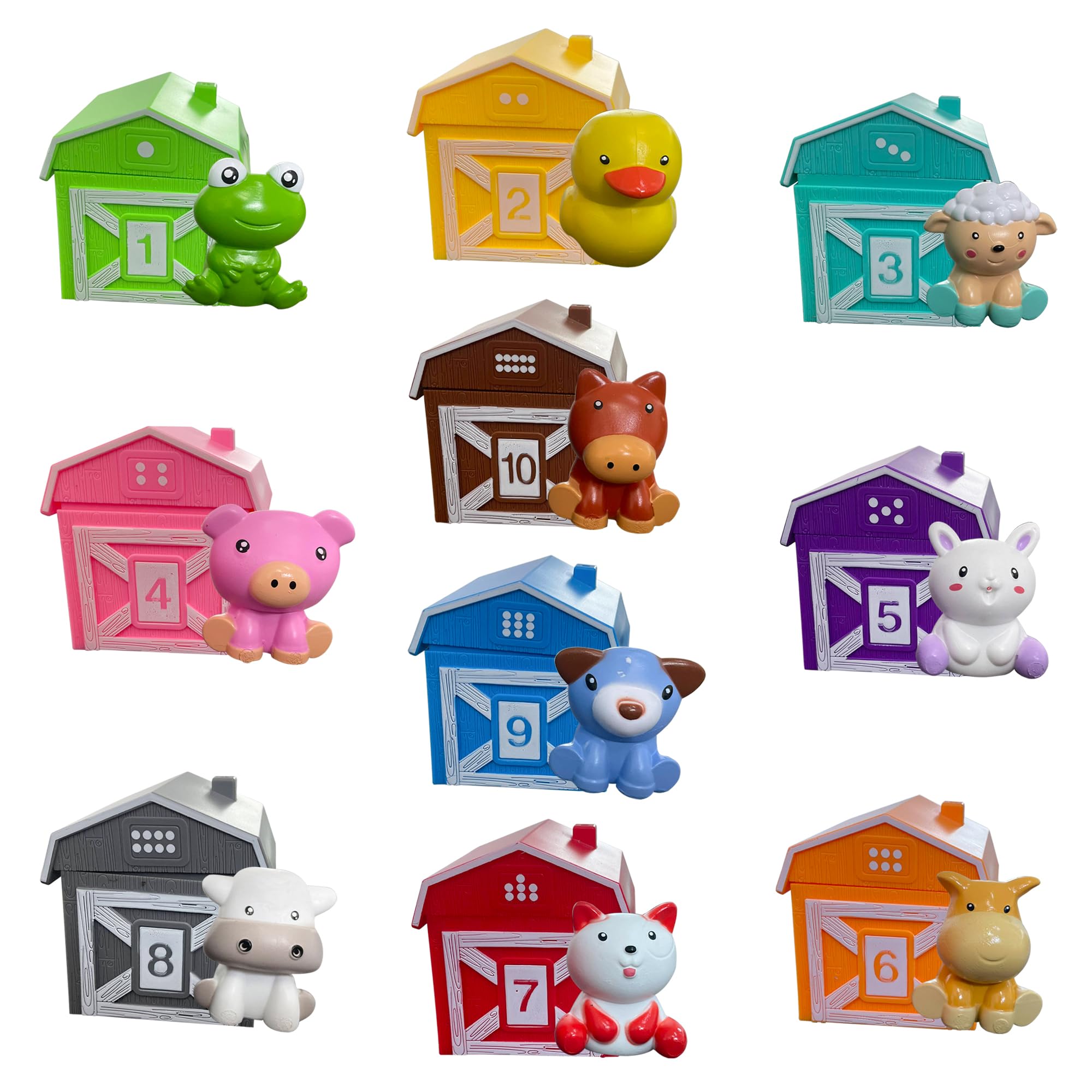 Mua MimiNGrey Learning Barn Toys for Toddlers 1 2 3 Years Old, 20PC ...