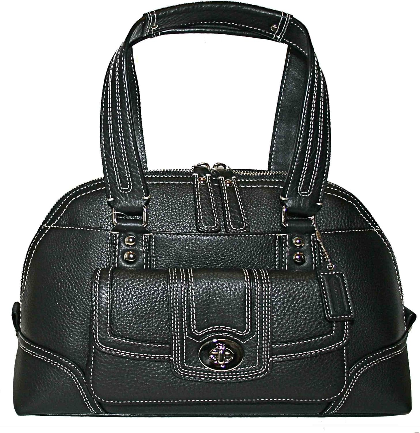 Coach Black Handbag Tote F13963: Handbags: Amazon.com
