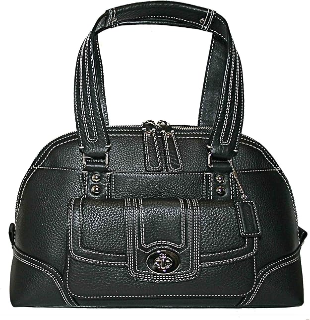 Coach Black Handbag Tote F13963: Handbags: Amazon.com